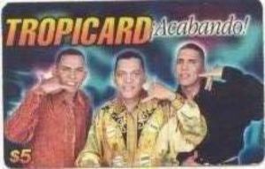 Phonecard: Tropicard - Acabando! 5$ (Codetel, Dominican Republic(Tropicard) Col:DO-COD-TRO-0003