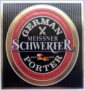 Etiqueta de bebida: Meissner Schwerter German Porter (Privatbrauerei ...