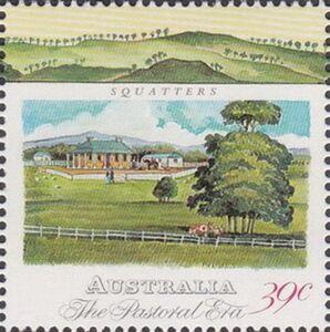 Stamp: Squatter's Homestead (Australia(Colonial Development - Pastoral ...