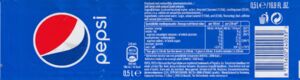 Drink Label: Pepsi (Vrumona B.V., NetherlandsCol:NL-SODA-000014