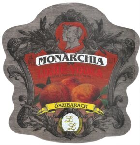 Drink Label: Monarchia Vodka (Győri Likőrgyár RT, HungaryCol:HU-VODKA ...