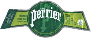 Drink Label: Imported Source Perrier (Nestlé Waters Sud - La Source ...