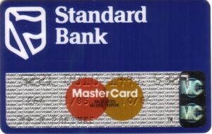Bank Card: Standard Bank (Standard Bank, South AfricaCol:ZA-MC-0012.01