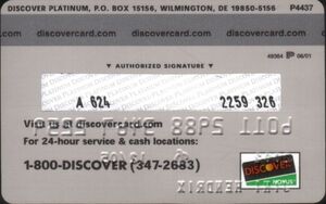 Bank Card: Discover Platinum - Guitar (Discover, United States of ...