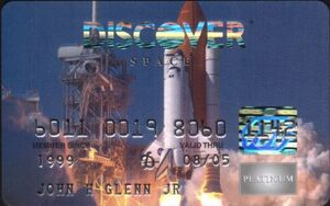 Bank Card: Discover Space - Space Shuttle (Discover, United States of ...