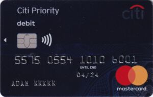 Bank Card: Citi Priority (Bank Handlowy/Citibank, PolandCol:PL-MC-0068.09