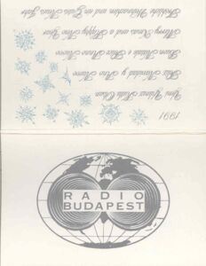 Calendario de Bolsillo: Radio Budapest (Hungría(Radio and Television ...