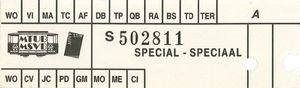 Transport Ticket: STIB - MIVB Tram Museum (STIB - MIVB, Belgium ...