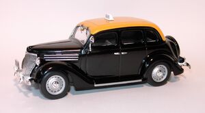 ダイキャストモデル: Ford V8 "taxi - Montevideo" 1950 (中華人民共和国(TAXIS DEL MUNDO (Spain)) Col:IX-CA-000146