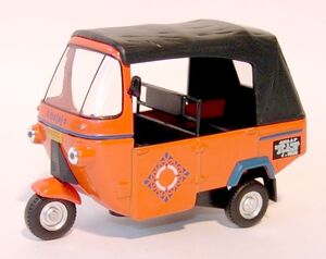 Die-Cast Model: BAJAJ motorcycle car "TAXI - JAKARTA" 1990 (China ...