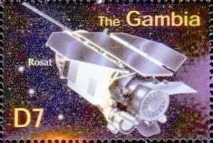 Stamp: X-ray Satellite Rosat (Gambia(Space (2000)) Mi:GM 3699,Sn:GM ...