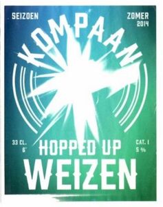 Drink Label: Kompaan Hopped up Weizen (Kompaan, NetherlandsCol:NL-BEER ...