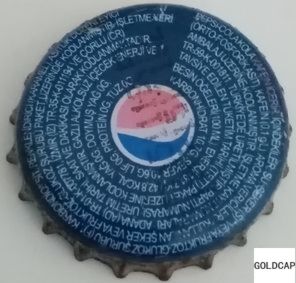 Bottle Cap: Pepsi (Pepsico Co., Türkiye (Turkey)Col:SO-TR-00129