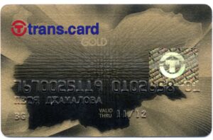 Bank Card: Transcard Gold BG Map (Transcard Financial Services ...