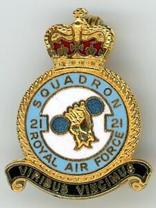 Decoration: 21th Squadron (United Kingdom of Great Britain & Northern ...
