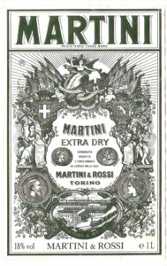 Drink Label: Martini Extra Dry (Martini & Rossi S.p.A., ItalyCol:IT-APE ...