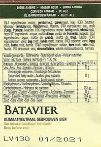 Drink Label: Batavier Amber (Budelse Brouwerij, NetherlandsCol:NL-BEER ...