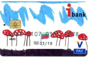 Bank Card: IBank VPay Child's Drawing - 04/13 (Investbank PLC ...