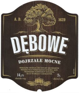 Drink Label: Debowe (Tyskie Browary Książęce, PolandCol:PL-BEER-009923