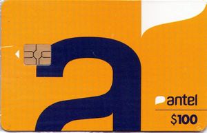 Telefonkarte: Antel Nuevo Logo (Antel, Uruguay) (2010/11 - Chip - Nuevo ...