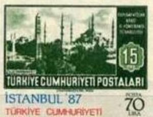Stamp: Istanbul'87 (Türkiye (Turkey)(World Postal Stamps Exhibition) Mi ...