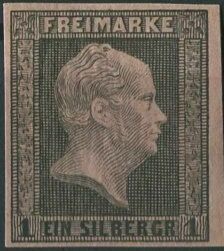 Stamp: King Friedrich Wilhelm IV (Prussia(Friedrich Wilhelm IV) Mi:DE ...