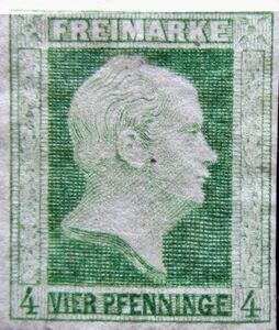 Stamp: King Friedrich Wilhelm IV (Prussia(Friedrich Wilhelm IV) Mi:DE ...