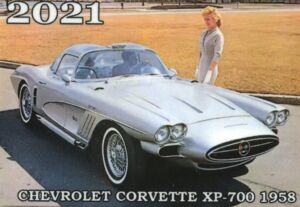 Pocket Calendar: Chevrolet Corvette XP-700 1958 (Russia(Cars of the ...