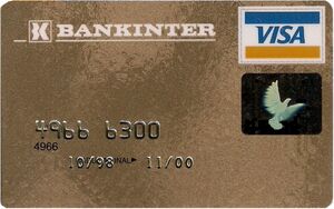 Bank Card: Bankinter (Bankinter, SpainCol:ES-VI-0892