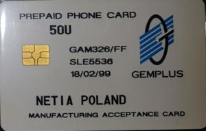 Phonecard: 50u 18/02/99 Gemplus Manufacturing Acceptance Card (Test ...