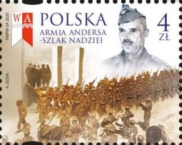 Stamp: Trail of Hope of the Anders Army (Poland) Pol:PL 5098II