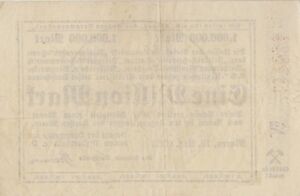 Banknote: 1 Million Mark (Rheinland(Moers) Kel:3592a.2