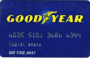 Bank Card: Goodyear (Citibank, United States of AmericaCol:US-GM-0358