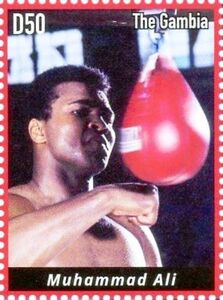 Stamp: Muhammad Ali (Gambia(Muhammad Ali (2015)) Mi:GM 7239,Sn:GM 3687e ...