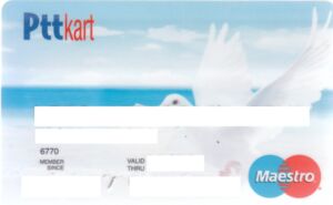 Bank Card: PTT Kart (Denizbank, Türkiye (Turkey)Col:TR-MS-0104.02