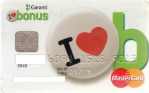 Bank Card: Garanti Bonus (Garanti Bankası, Türkiye (Turkey)Col:TR-MC ...