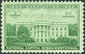 Stamp: The White House (United States of America(National Capital ...