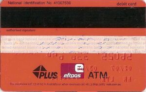 Bank Card: Nab (National Australia Bank, Australia) Col:AU-PL-0006
