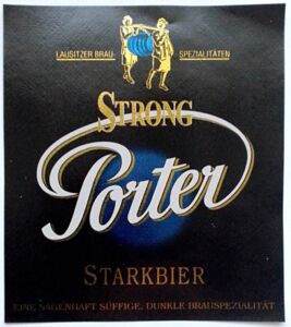 Drink Label: Lausitzer Porter (Bergquell-Brauerei Löbau GmbH, Germany ...