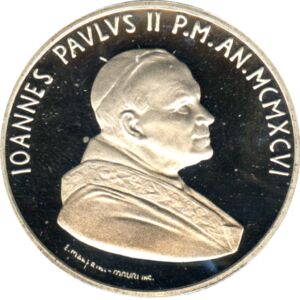 Coin: 10,000 Lire (Jesus teaching) (Vatican City(1978~2001 - 264th Pope ...