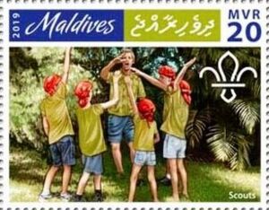 Stamp: Scouts (Maldives(Scouts (2019)) Mi:MV 8726,Yt:MV 7117