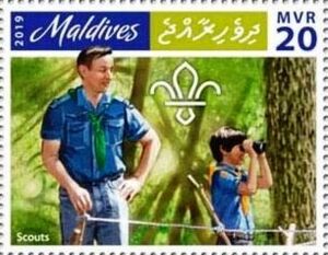 Stamp: Scouts (Maldives) (Scouts (2019)) Mi:MV 8727