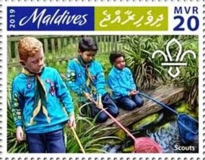 Stamp: Scouts (Maldives(Scouts (2019)) Mi:MV 8728,Yt:MV 7119