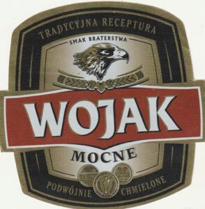 Drink Label: Wojak mocne (Lech Browary Wielkopolski, PolandCol:PL-BEER ...