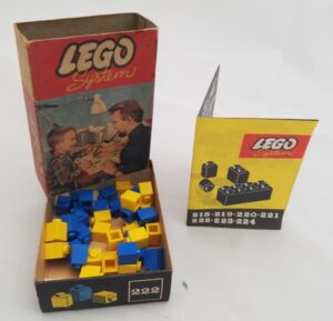 Lego Set: 1 x 1 Bricks (System(Supplemental) Leg:222-2