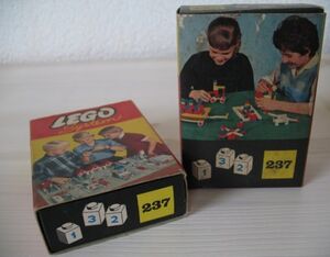 Lego Set: Number Bricks (System(Supplemental) Leg:237-1