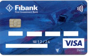 Bank Card: FiBank Visa Debit - 03/19/013 (First Investment Bank ...
