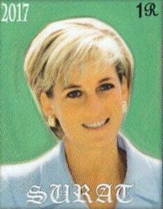 Stamp: Lady Diana Spencer (India: Illegal Stamps(India: Surat) Col:IN ...