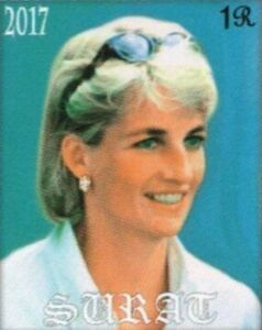 Stamp: Lady Diana Spencer (India: Illegal Stamps(India: Surat) Col:IN ...