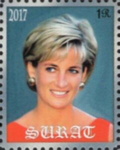 Stamp: Lady Diana Spencer (India: Illegal Stamps(India: Surat) Col:IN ...
